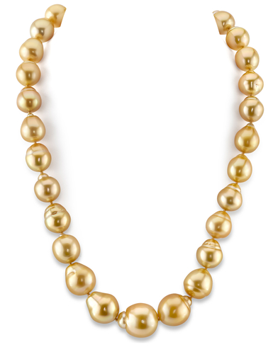 Golden Pearl Necklaces | The Pearl Source
