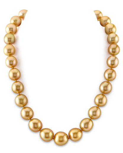 Golden Pearl Necklaces | The Pearl Source