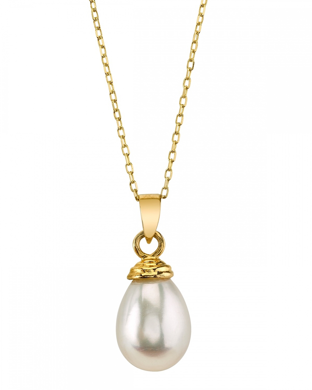 Drop-Shape Freshwater Pearl Hope Pendant
